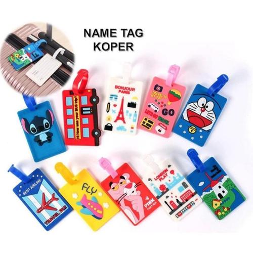 Jual Name Tag Gantungan Koper Motif Lucu Bahan Silikon Luggage Tag ...