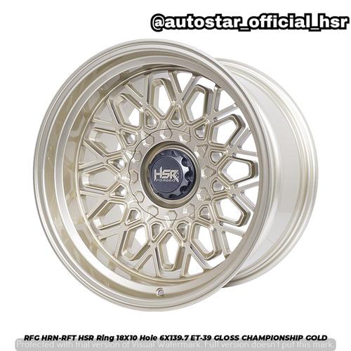 Jual VELG HSR FORGED RFT R18 PCD 6X139,7 LEBAR 10 ET -39 GOLD PASS BUAT ...