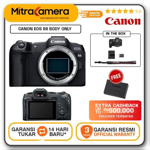 Promo Canon EOS R8 Mirrorless Camera Body Only Resmi - Jakarta Selatan ...