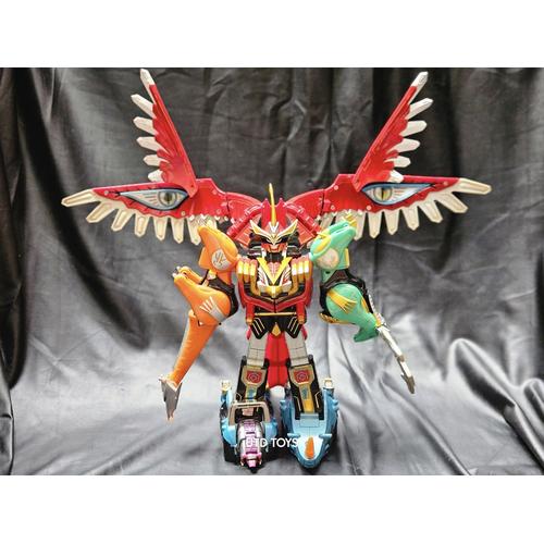 Jual Bandai Dx Power Ranger Super Sentai Wild Force Megazord Gao Icarus ...