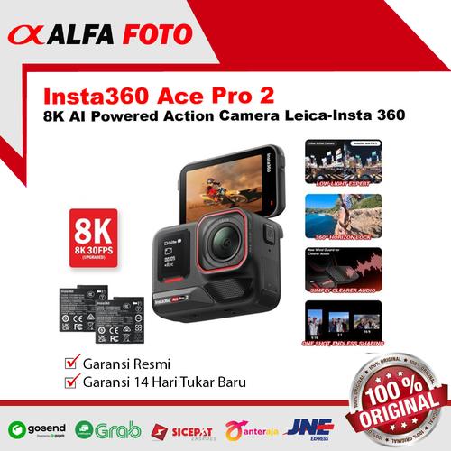 Jual Insta360 Ace Pro 2 8K AI Powered Action Camera Leica Insta 360 Action Cam - Dual Battery ...