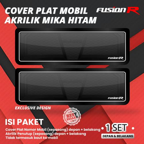 Promo FUSION R COVER TEMPAT DUDUKAN TATAKAN PLAT MIKA AKRILIK - Plat ...