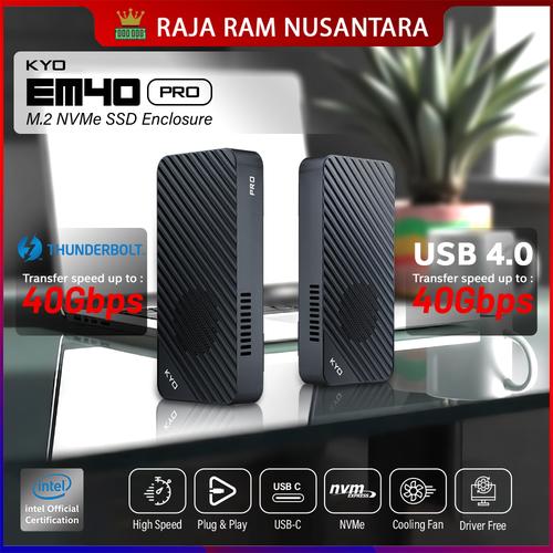 Jual KYO EM40 PRO 40Gbps M.2 NVMe Thunderbolt 4 USB-C USB 4.0 SSD ...