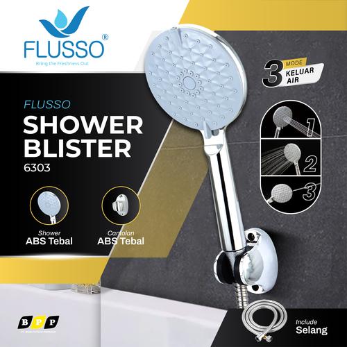 Promo Shower Mandi Set Selang Outflow Mode System ABS Krom FLUSSO ...