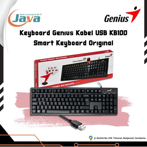 Jual Keyboard Genius Kabel USB KB100 Smart Keyboard Original - Kota Surakarta - Java Mediamart ...