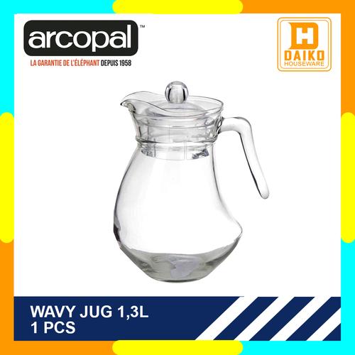 Promo Teko Kaca Luminarc Wavy - Jug 1,3 L Pitcher Air Minum Original ...
