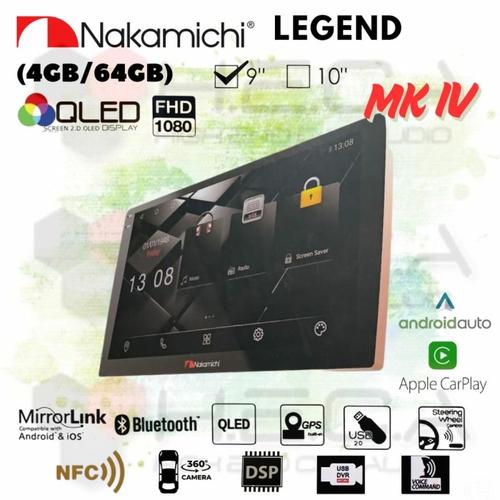 Jual Nakamichi LEGEND MK IV NFC 4/64 GB 9" Inch Android NA-3102i Head Unit MK4 MK 4 MKIV - Kota ...