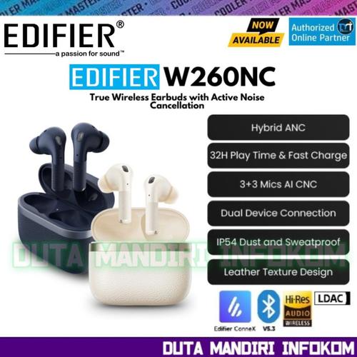 Promo Edifier W260NC TWS - True Wireless Earbuds with Active Noise ...