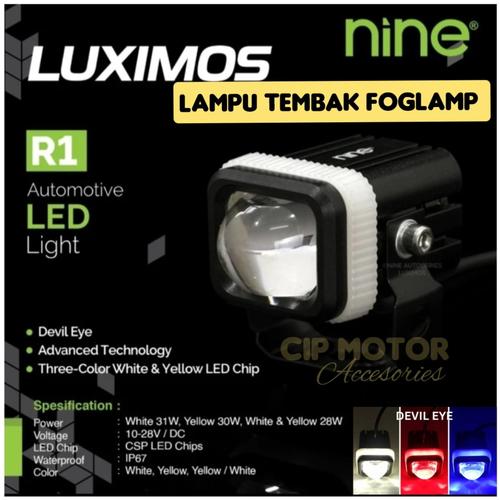 Promo Lampu D2 LASER NINE LUXIMOS R1 SHOOTING LIGHT Devil Merah Biru ...