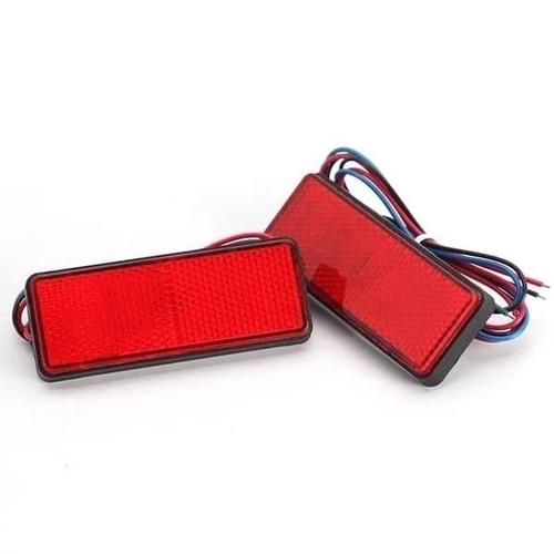 Jual Lampu Stop Flash Mata Kucing Model Kotak dan Bulat Warna Merah ...