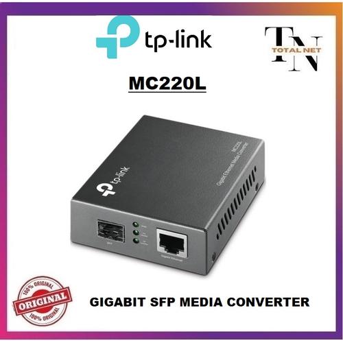 Jual TPLINK MC220L Gigabit SFP Media Converter - MC220L - Jakarta Pusat ...