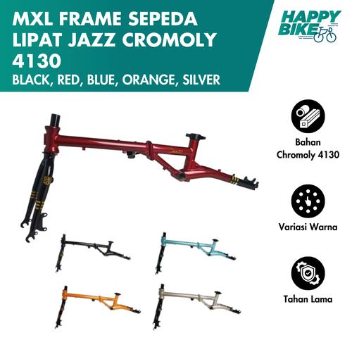 Promo MXL Frame Sepeda Lipat Jazz Folding Bike Hybrid Bahan Chromoly 16 ...