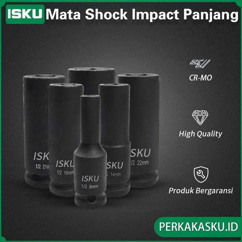 Jual ISKU Mata Sok Impact 1/2 Inch CR-MO 8-41mm Mata Shock Impact ...