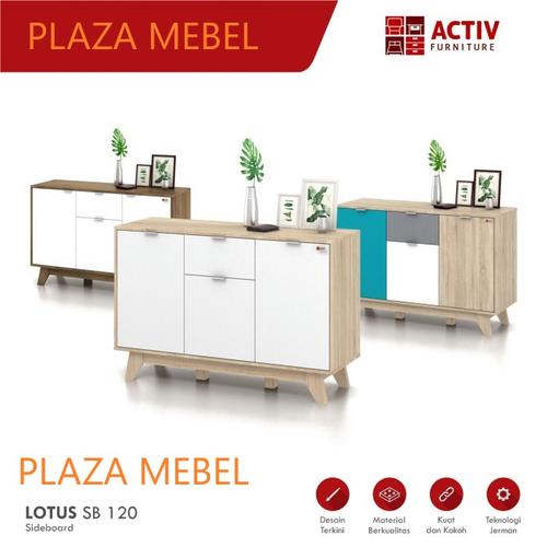 Jual Buffet Sideboard Meja TV Lotus SB 120 - Pacific Oak - Kota Makassar - Plaza Mebel Makassar ...