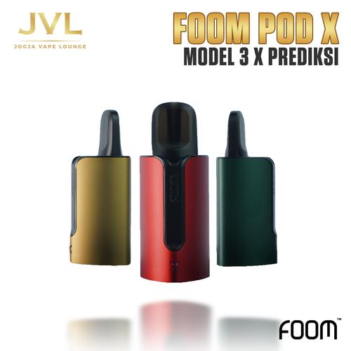 Jual FOOM POD X MODEL 3 PREDIKSI BUNDLING LIQUID SALTNIC 15ML POD FOOM ...
