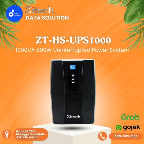 Promo Zitech UPS ZT-HS-UPS1000 1000VA 500W Uninterrupted Power System ...