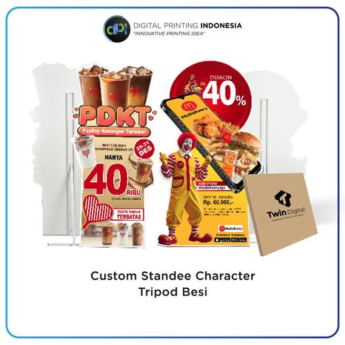 Jual Custom Standee Character Tripod Besi Promosi- Cetak Standing ...