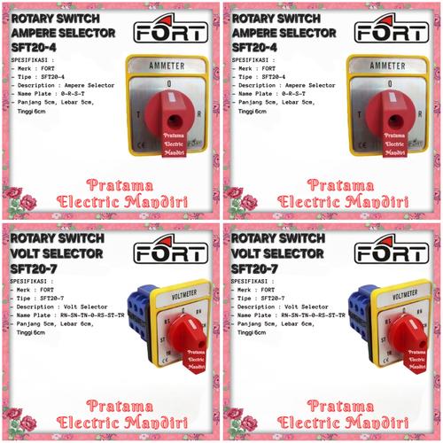 Jual FORT VOLT AMPERE SELECTOR SFT20-7 RN-SN-TN-0-RS-ST-TR SFT20-4 0-R ...
