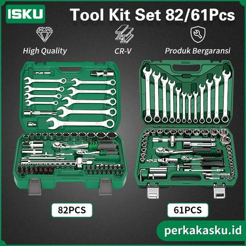 Promo ISKU Tool Kit Set Kunci Sok Set Shocket Set CR-V Toolkit Lengkap ...