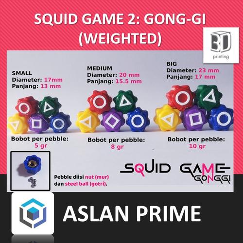 Jual SQUID GAME 2 GONG-GI GONGGI GAMES 3D Print Board Games Boardgame ...