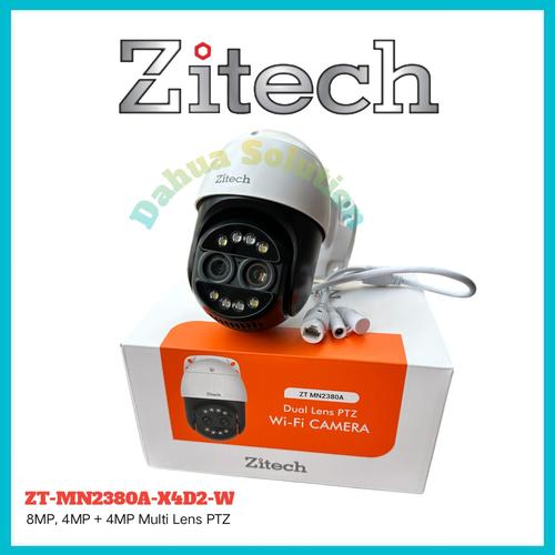 Jual 4K AI Wi-Fi Multi Lens PTZ Camera ZITECH ZT-MN2380A-X4D2-W 8x Zoom - Jakarta Pusat - Dahua ...