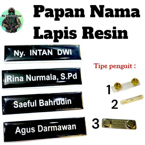 Jual Name tag / Papan nama / Nama Dada Peniti/Magnet/Paku Akrilik ...