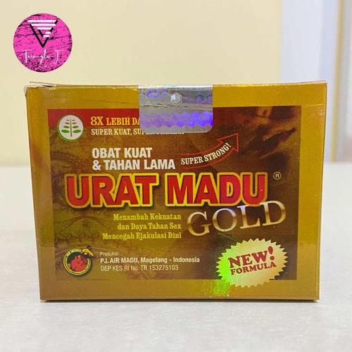Jual KAPSUL URAT MADU GOLD NEW FORMULA PER STRIP - 100% ORIGINAL - 1 ...