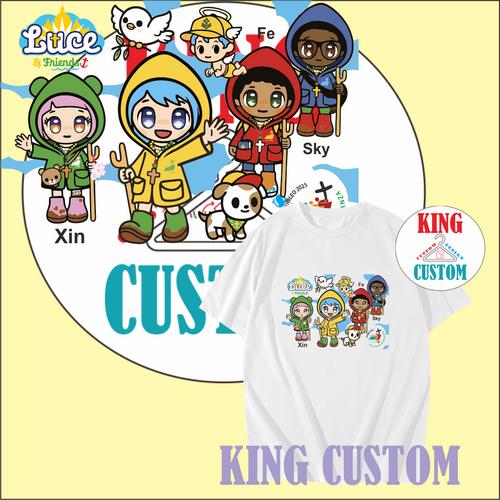 Promo Kaos Luce & friends Maskot Yubileum Agung dewasa dan anak - Putih ...