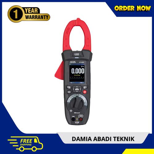 Jual CEM DT-9481 True-RMS Clamp Meter dengan suhu kapasitansi mengukur arus tegangan AC/DC 1000A ...
