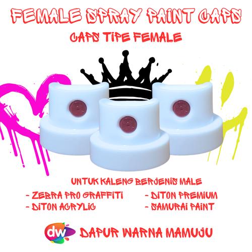 Jual Caps Cat Semprot Tipe Female (Nozzle Cat Semprot Jenis Female ...
