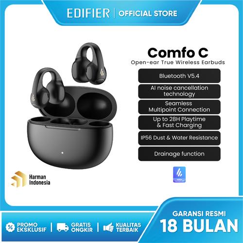 Promo EDIFIER TWS COMFO C Open-ear True Wireless Earbuds - Putih Cicil ...