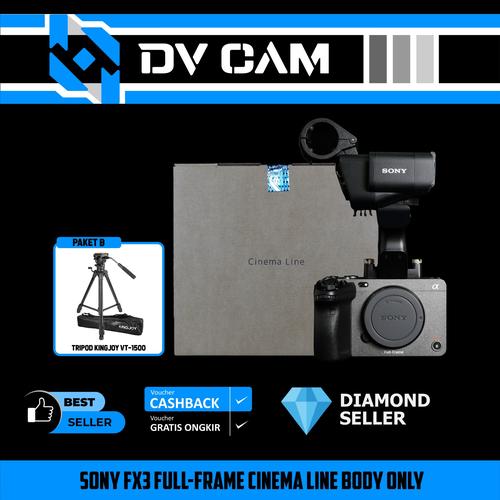 Promo Sony FX3 Full-frame Cinema Line Body Only / Sony FX3 CInema Line ...
