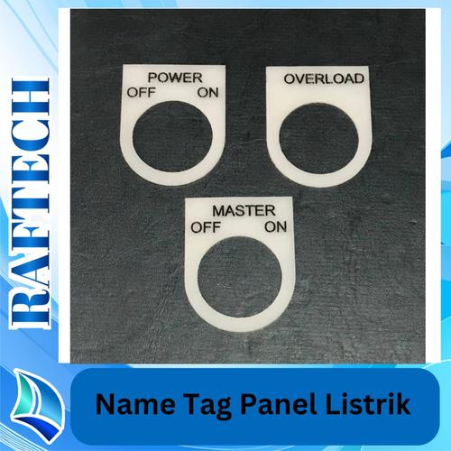 Jual Name Tag untuk Panel Control Listrik Custom - Kota Bandung ...