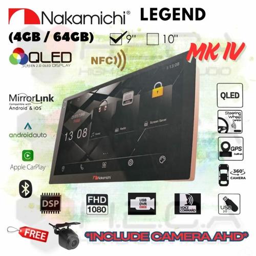 Jual Nakamichi LEGEND MK IV NFC 4/64 GB 9" Inch Android NA-3102i Head Unit MK4 MK 4 MKIV ...