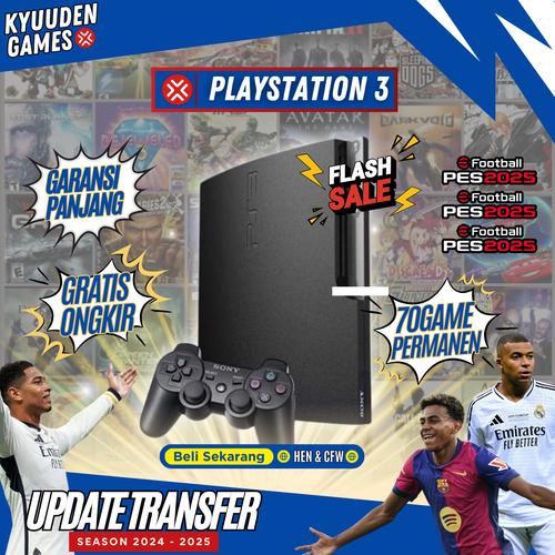 Promo PS3 Playstation 3 Slim CFW Hen Full Games 120/160/250/320/500 GB ...