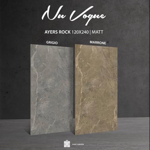 Jual Titanium Granite Ayers Rock Grigio | 120x240 | Matt | Premium Big Slab Granit Tile | Nu ...