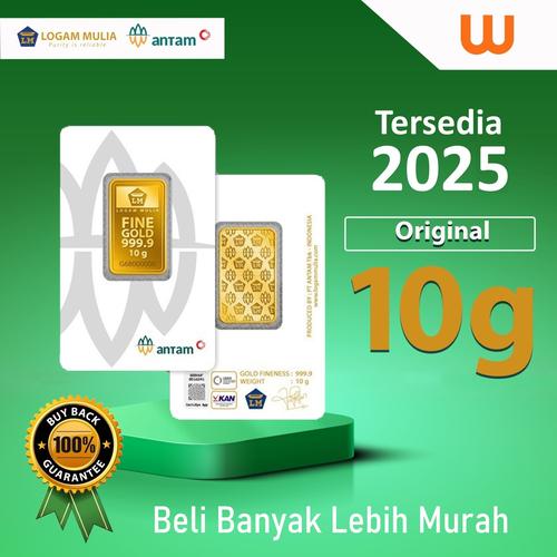 Promo 10 GR (GRAM) GOLDBAR/LOGAM MULIA/LM/EMAS BATANGAN ANTAM ...