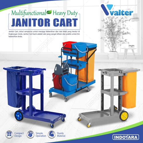 Promo Valter Gerobak Alat Kebersihan Trolley Janitor Serbaguna - JCC ...