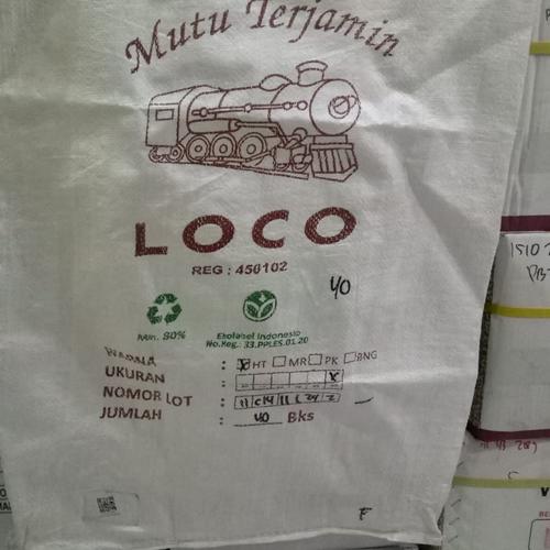 Jual karung bekas plastik25kg buat isi puing, sampah, tanah dll ...