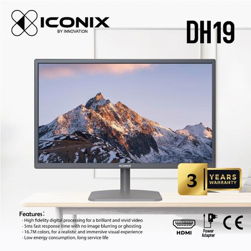 Promo Iconix DH19 18,5" HD 3-Side 75Hz Monitor LED 19 Inch Cicil 0% 3x - Kota Bandung - GX COMP ...