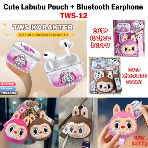 Jual Labubu TWS Wireless Earphone Labubu Case Labubu Pouch Labubu ...