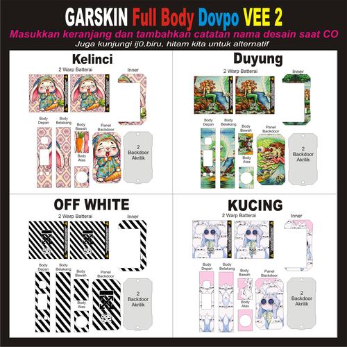 Jual garskin VEE 2 panda upcoming series bisa custom - zombie, 3D - Kab ...