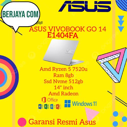 Jual Laptop Asus Vivobook Go 14 E1404fa Ryzen 5 7520u / 8gb Ram / 512gb ...