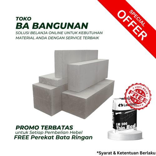 Jual HEBEL / BATA RINGAN 7.5-10CM (PER METER KUBIK) - 10 cm - Kota Tangerang Selatan ...