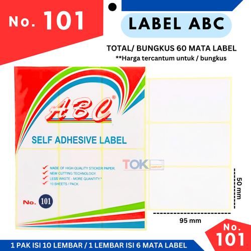 Jual Sticker Labels ABC No.101 (Self Adhesive Label) / Label Undangan ...