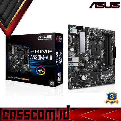 Jual ASUS Prime A520M-A II AMD AM4 A520 Micro ATX Motherboard - Jakarta ...