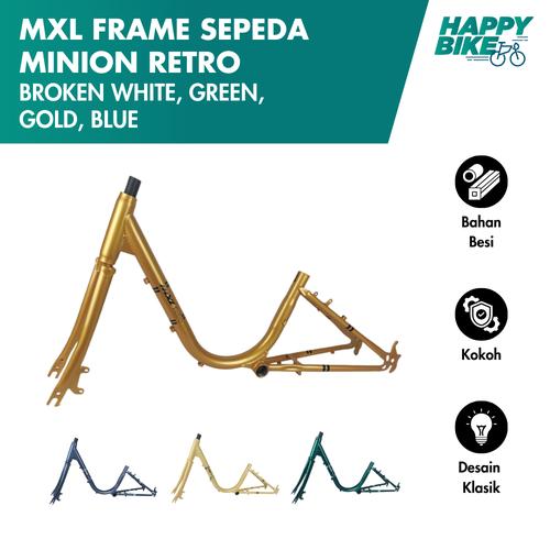 Promo MXL Frame Sepeda Minion Retro Ukuran 20" Bahan Steel Bicycle ...
