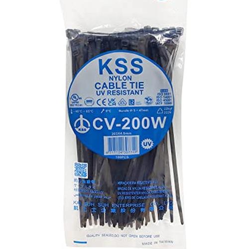 Jual KSS NYLON CABLE TIE CV-200W (UV) Kabel Ties 203 x 4.6 mm (1 Bag ...