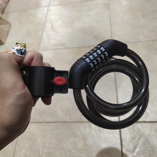 Jual Securicy Lock Gembok Tebal Kawat Tali Baja Sepeda Ring Basket Kode ...