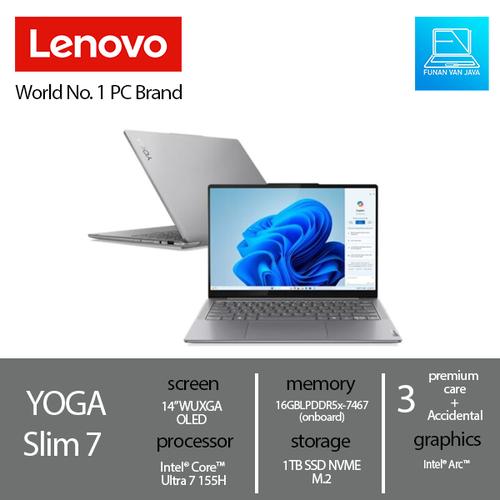 Jual Lenovo Yoga Slim 7 14IMH9-83CV0004ID 04ID /Ultra 7 155H/16GB/1TB ...